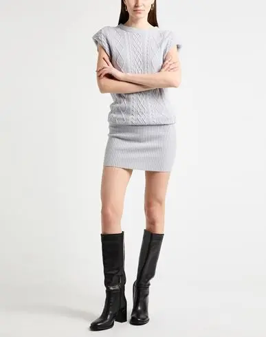 BABYLON Mini Wool Dress - Grey