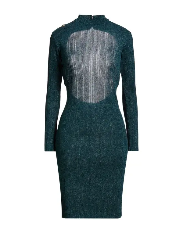GAVROCHE PARIS Midi Bodycon Knit Dress - Green