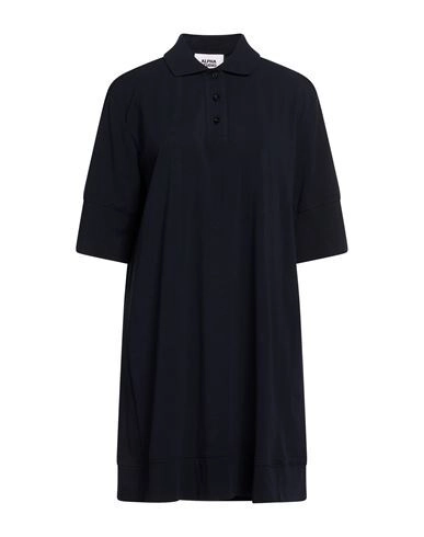 Alpha Studio Cotton Blend Mini Dress - Midnight Blue