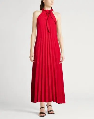 Liu Jo Crepe Pleated Maxi Dress