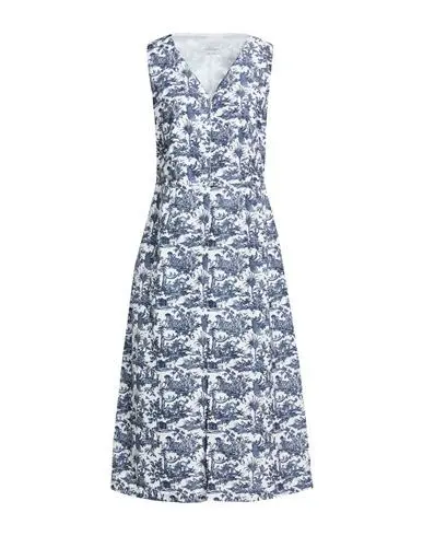 VICARIO CINQUE Flared Two-tone Midi Dress