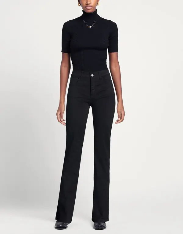 REBEL QUEEN BY LIU •JO Bootcut Pants In Moleskin