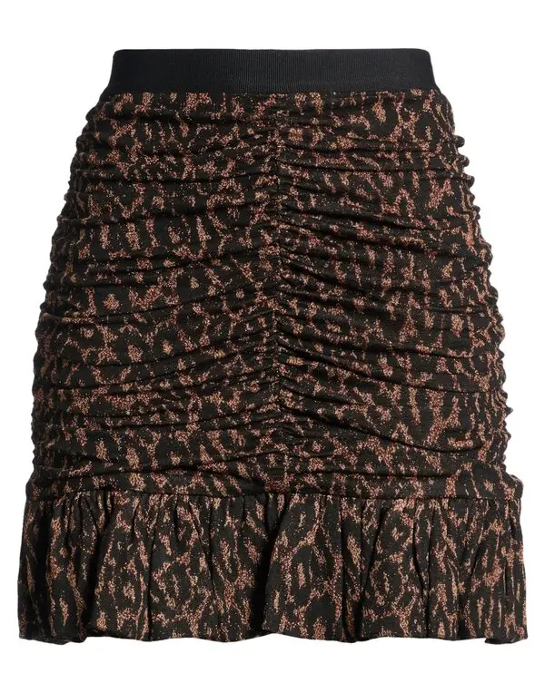 Liu Jo Mini Leopard-print Flared Skirt