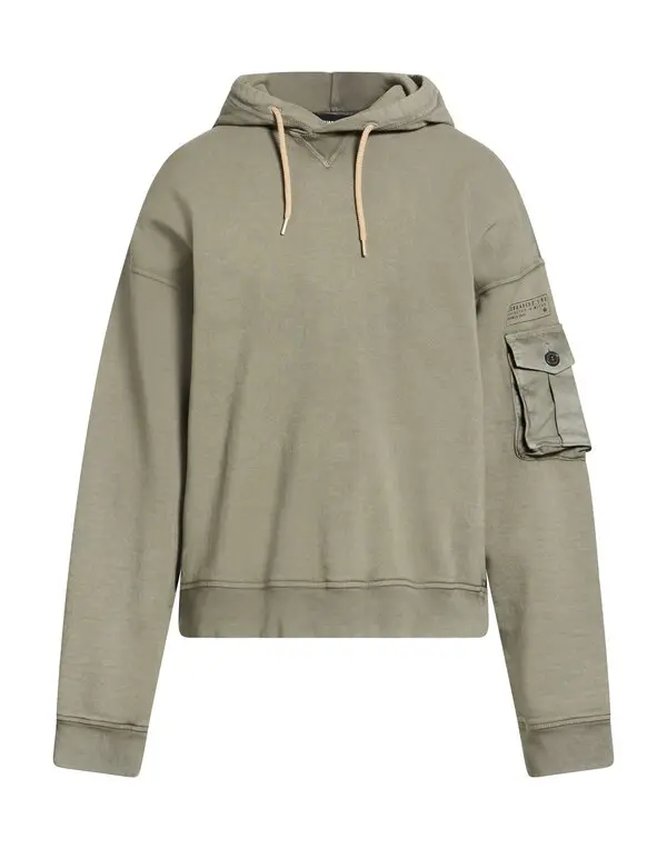 Dsquared2 Cotton Terry Hoodie With Bellows Pocket