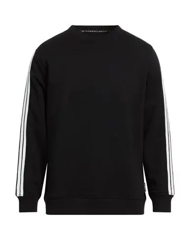 John Richmond Sweatshirt With Side Seam Stripes - Black