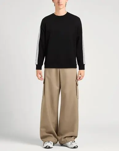 John Richmond Sweatshirt With Side Seam Stripes - Black