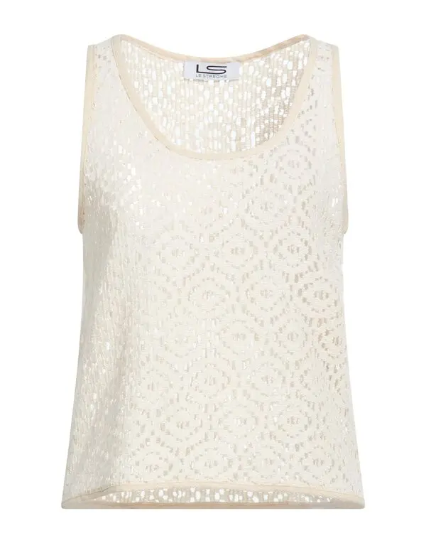 LE STREGHE Crochet-knit Top