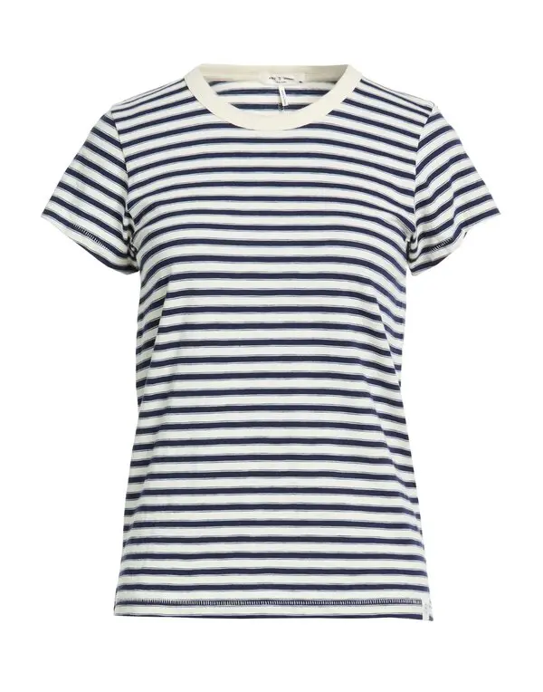 Rag & Bone Striped Jersey T-shirt - White