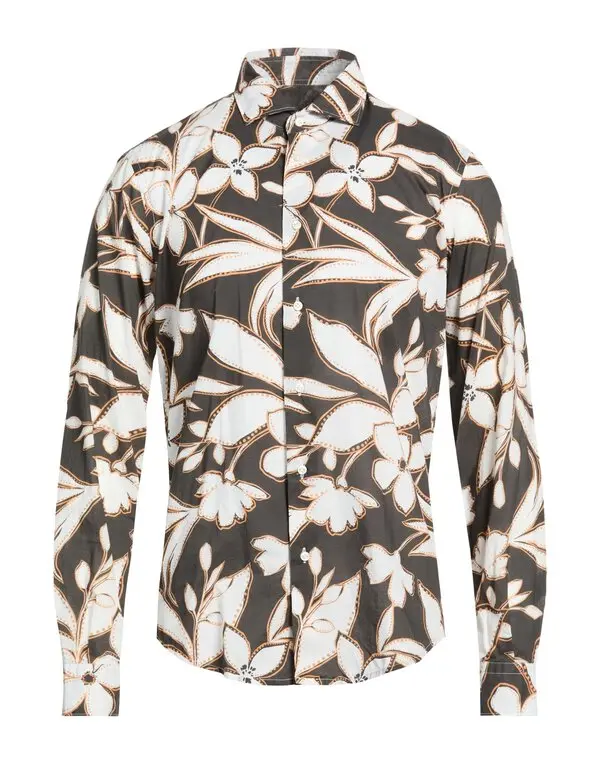 Brian Dales Shirt Size Cotton - Brown