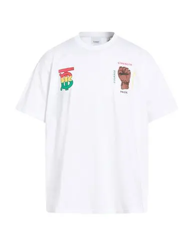 Burberry T-shirt Size Cotton, Elastane - White