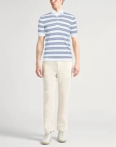 Fedeli Striped Cotton Polo Shirt