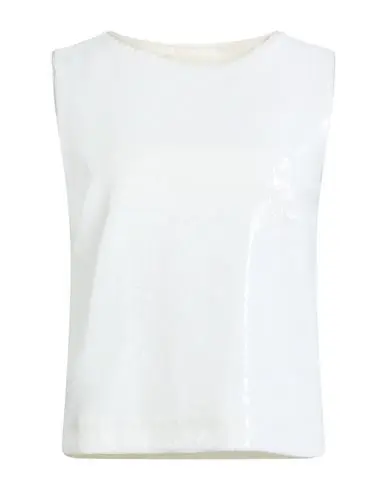 Liviana Conti Tulle Top With Sequins