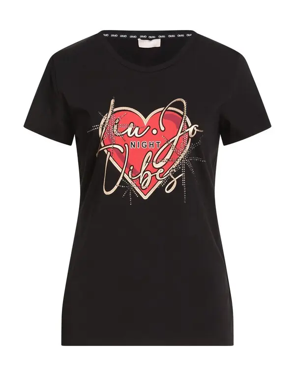 Liu Jo Printed T-shirt With Metallic Trim