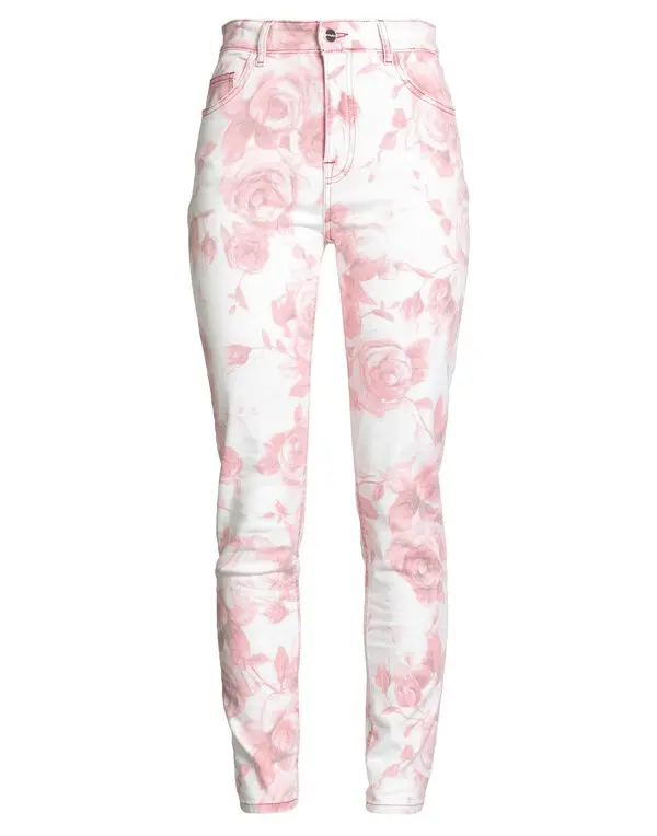 BLUGIRL Floral Print High-waisted Jeans