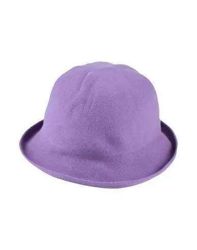 KANGRA Wool And Cashmere Bucket Hat - Purple