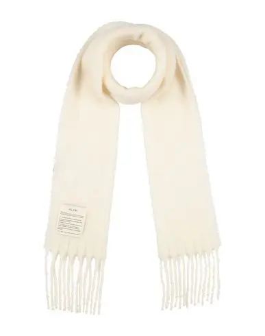 ALYSI Scarf Ivory Alpaca Wool, Wool, Polyamide - White