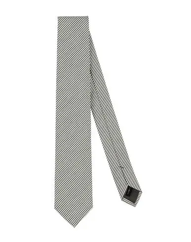 Caruso Striped Necktie - Brown