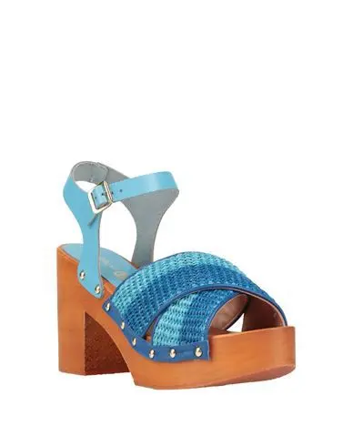 Malìparmi Sandals In Raffia And Leather