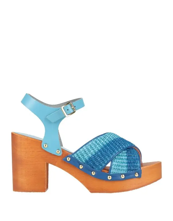 Malìparmi Sandals In Raffia And Leather
