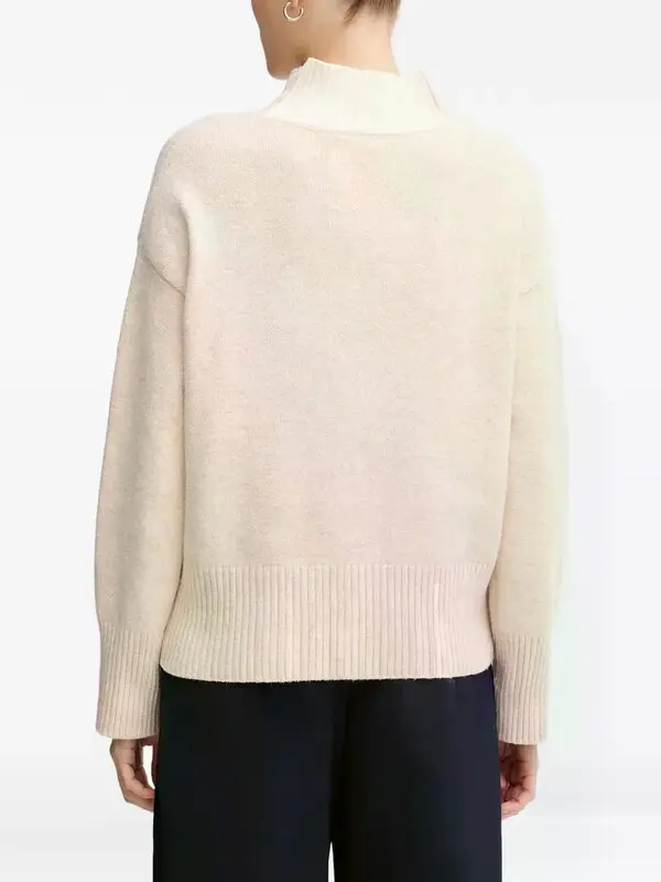 MARC AUREL Turtleneck Ribbed Sweater