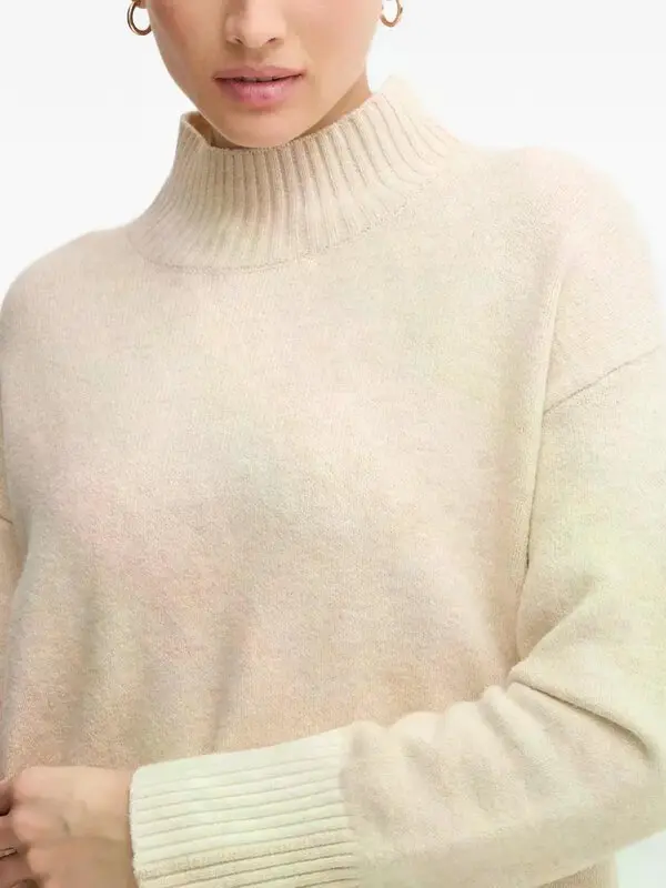 MARC AUREL Turtleneck Ribbed Sweater