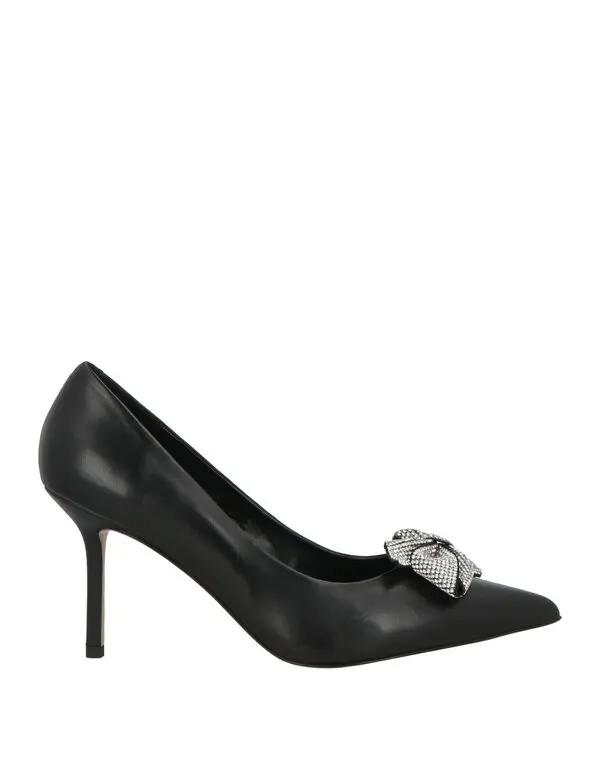 TOSCA BLU Pumps In Leather With Crystal Embellishments