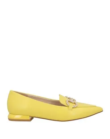 TOSCA BLU Leather Loafers With Appliqués