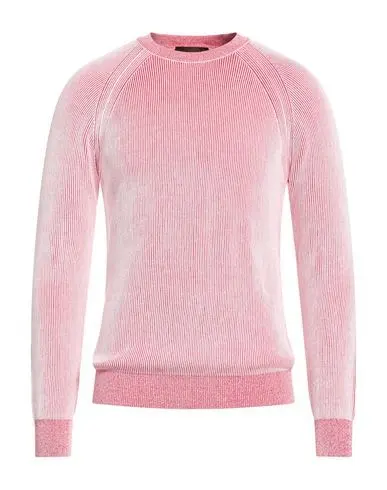 MOORER Cotton Ribbed Knit Crewneck Sweater