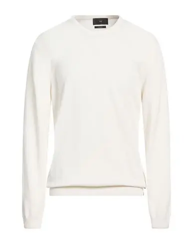 LIU •JO MAN Crewneck Cashmere Silk Sweater - White