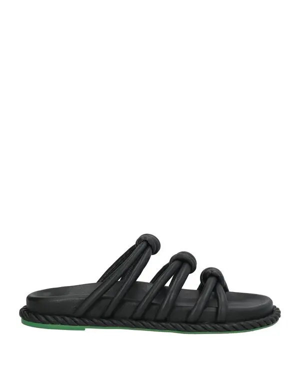 Farm Rio Leather Tie Flat Sandals