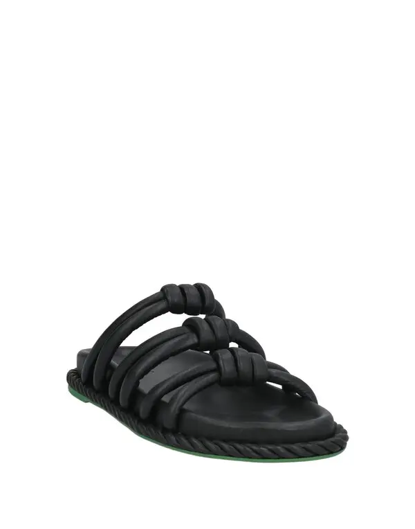 Farm Rio Leather Tie Flat Sandals