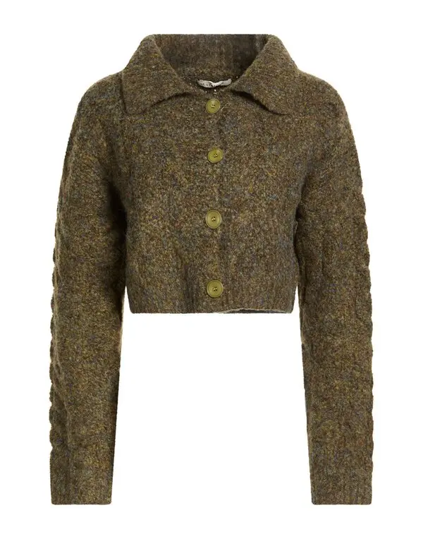 LE STREGHE Knitted Military Cardigan