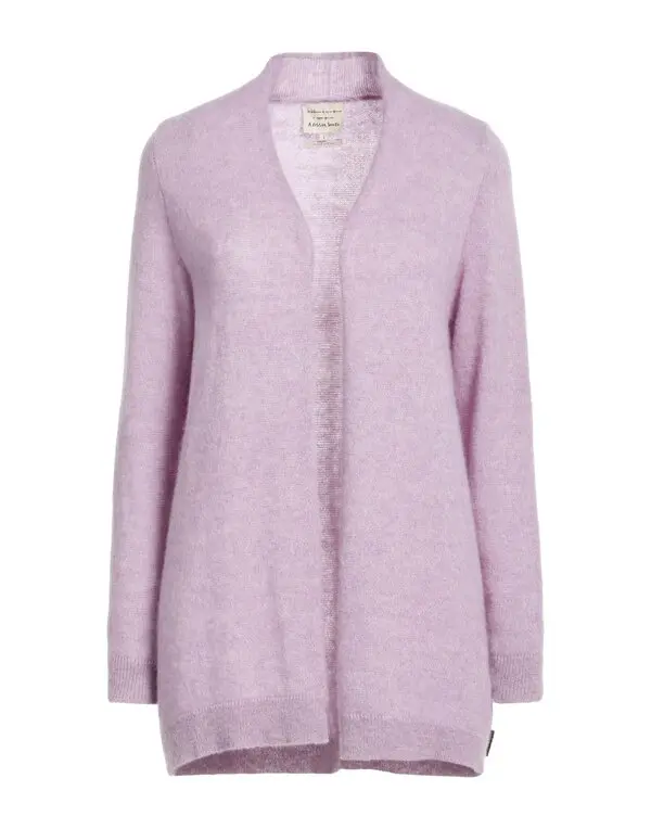 ALESSIA SANTI Alpaca Wool Blend Cardigan - Lilac