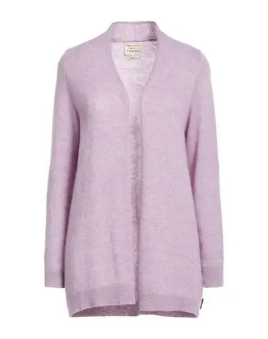 ALESSIA SANTI Cardigan In Alpaca Wool Blend - Purple