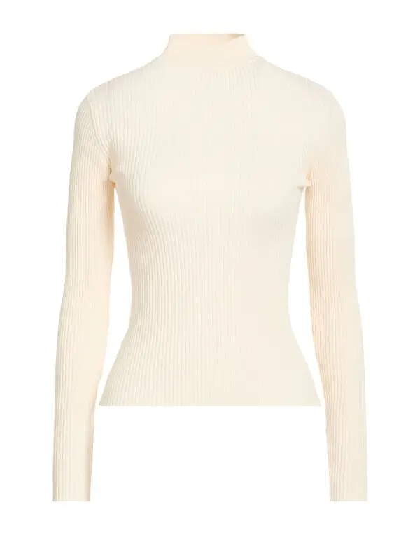 VICOLO Turtleneck Top - White
