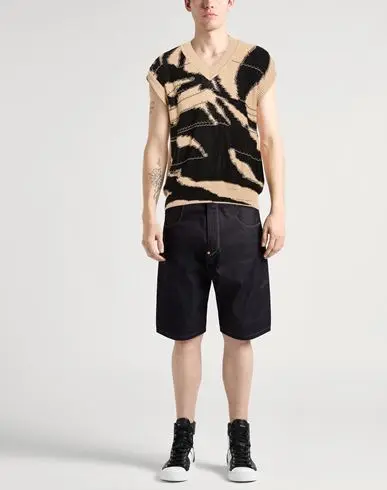 ROBERTO COLLINA Intarsia Knit V-neck Top