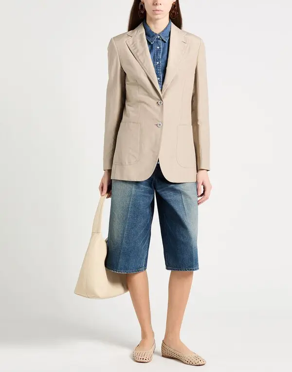 Brioni Single-breasted Blazer In Silk And Linen