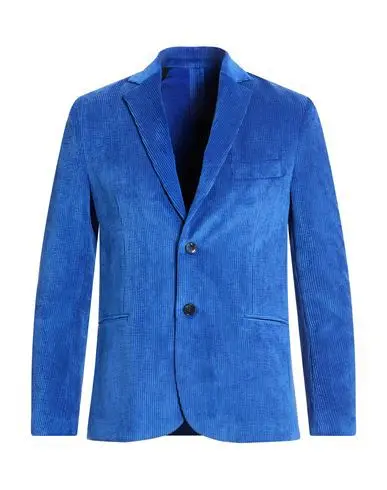 TELA-N° Corduroy Single-breasted Blazer - Blue