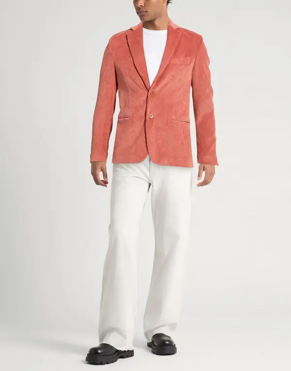 TELA-N° Corduroy Single-breasted Blazer - Rust