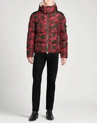 Herno Tie-dyed Puffer Jacket - Red