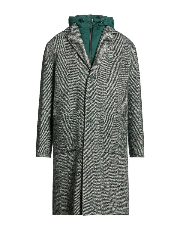 Herno Single-breasted Coat - Green