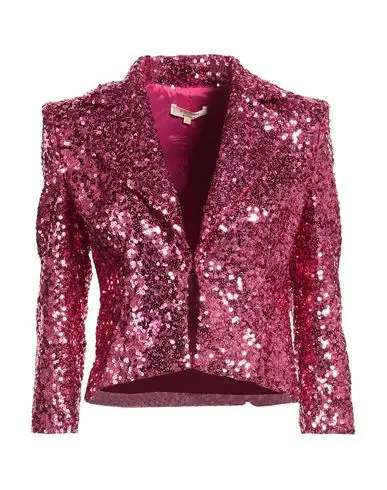 W LES FEMMES BY BABYLON Cropped Sequined Blazer
