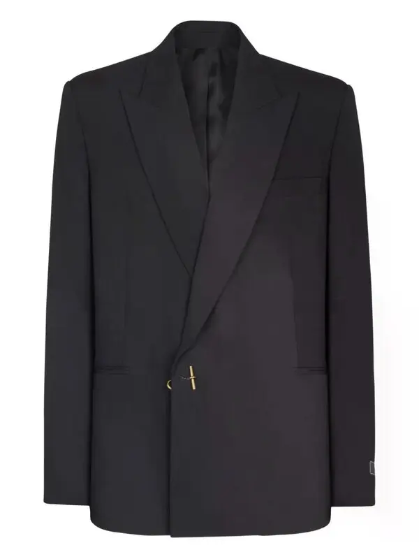 Balmain Notched-lapel Wool Blazer