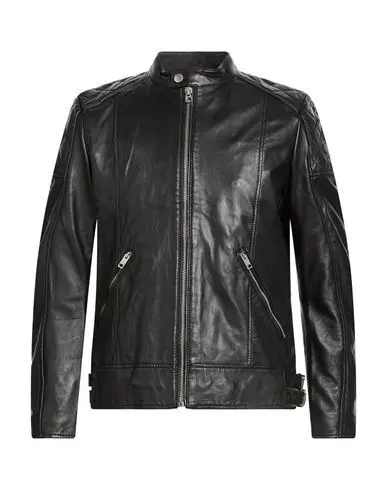 DIESEL Leather Quilted Jacket