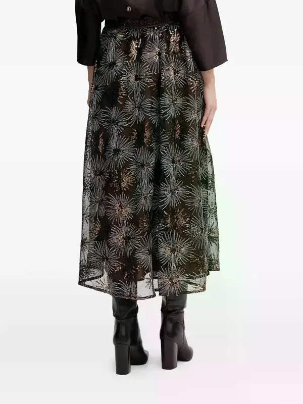 OUI Sequin Embellished Maxi Skirt