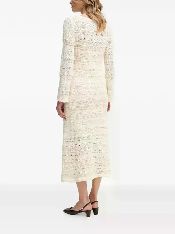 OUI Openwork-design Midi Dress