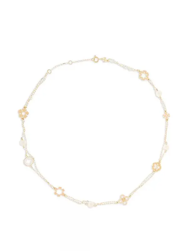 Tory Burch Flower Necklace - Gold