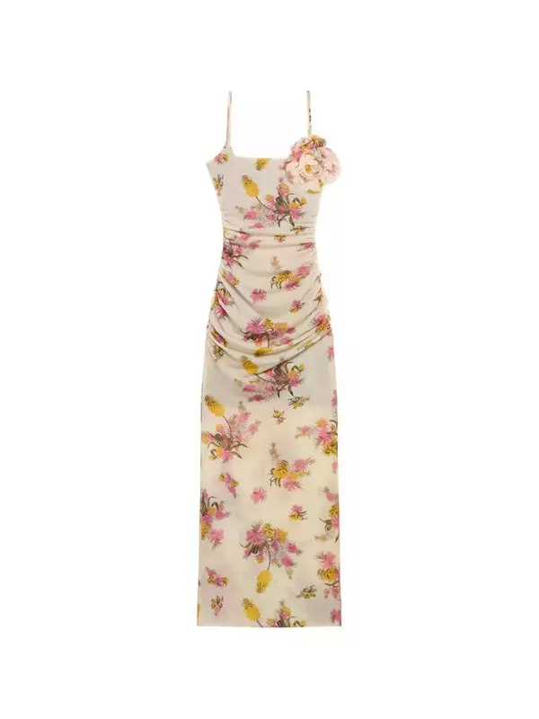 Blumarine Floral Column Dress