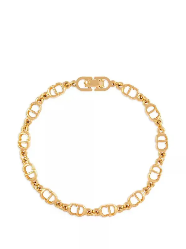 Dior 1980 Cd-logo Bracelet - Gold