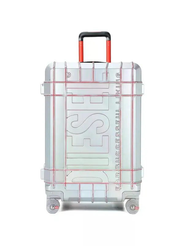 DIESEL® Embossed Logo Trolley - Silver
